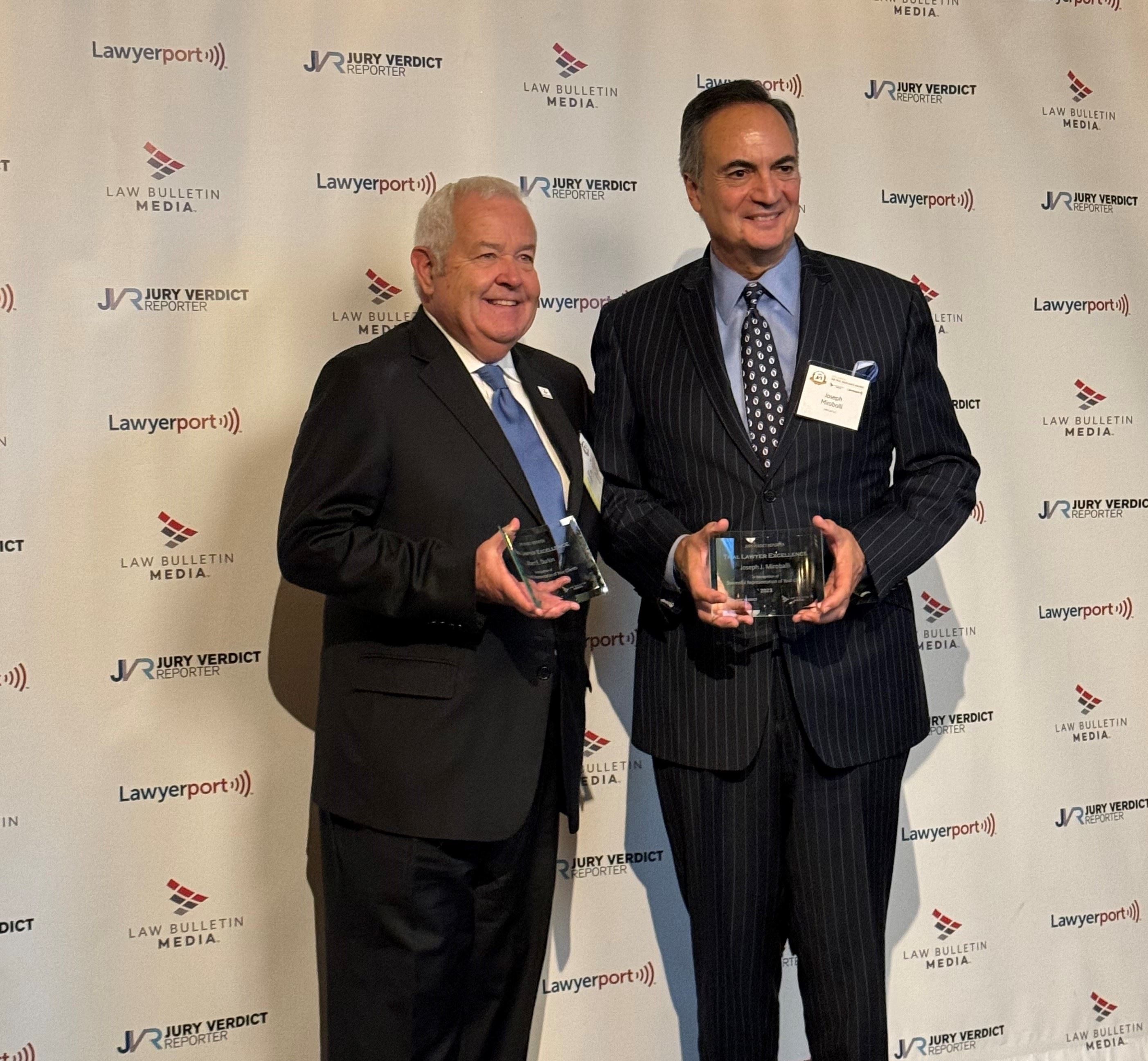 MDR LAW LLC Partners Receive Prestigious JVR Trial Lawyer Excellence Awards